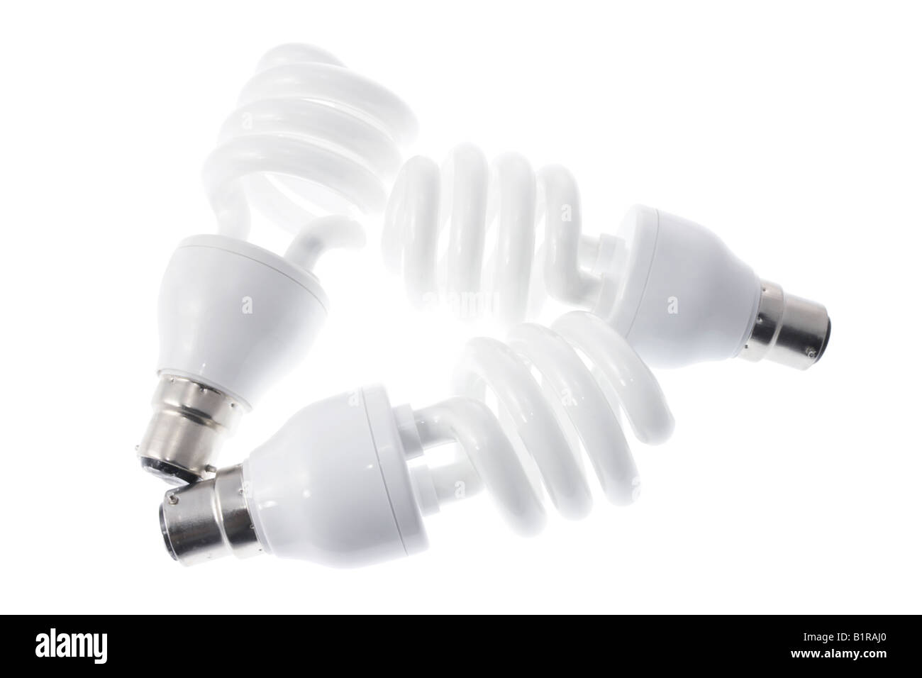 Compact Fluorescent Light Bulbs Stock Photo - Alamy