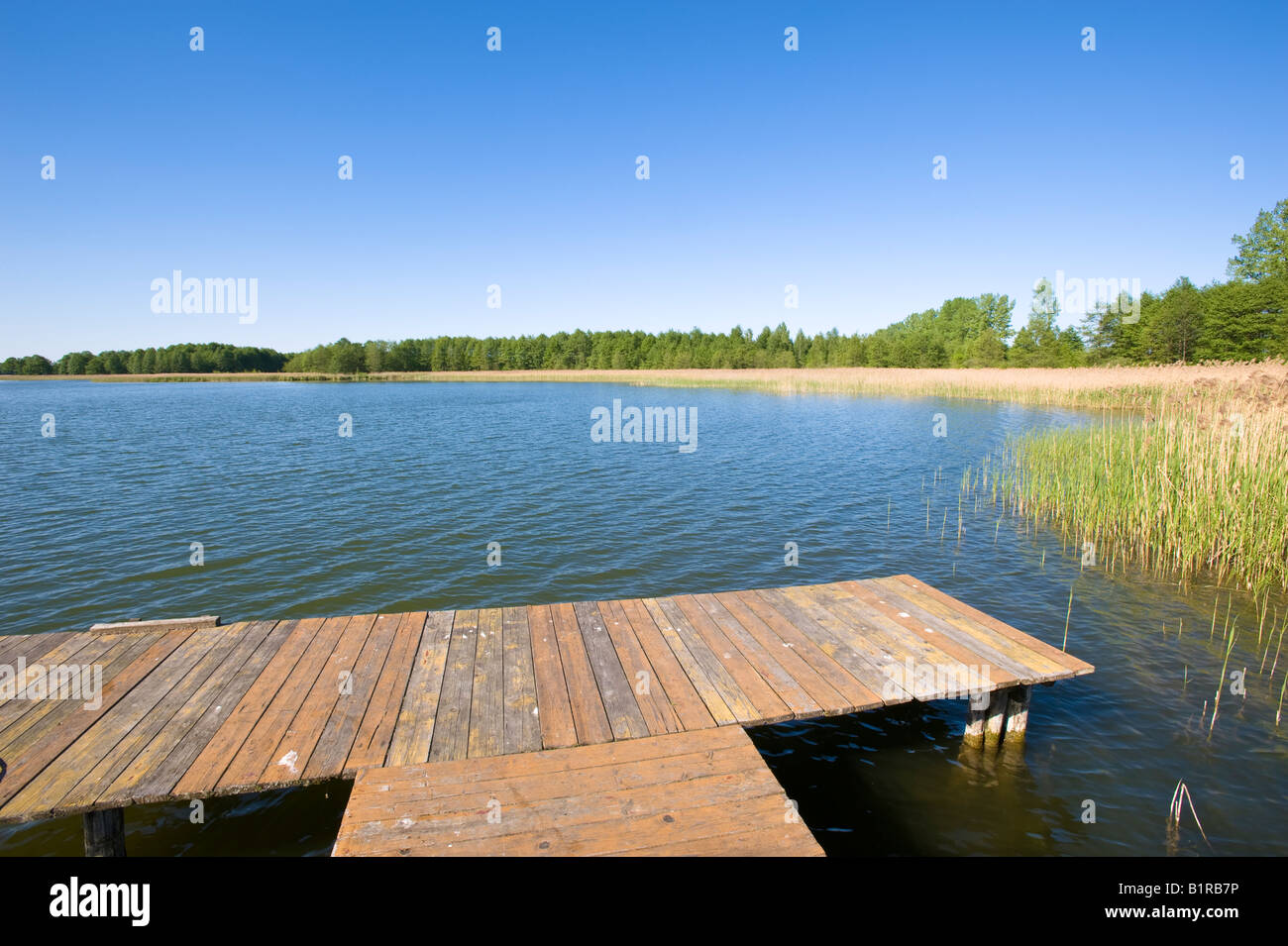 Wigry Lake Great Mazurian Lakes Poland Stock Photo - Alamy