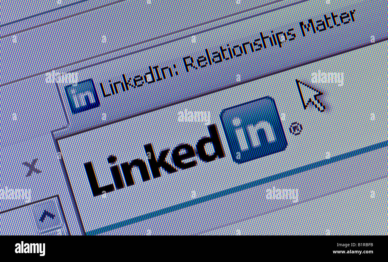 Linkedin website screenshot hi-res stock photography and images - Alamy
