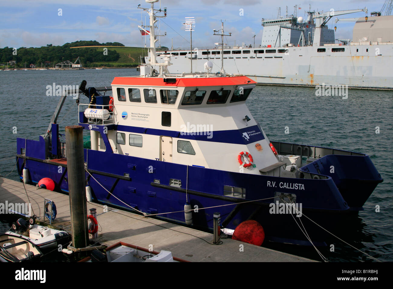 university of southampton ship R V Callista falmouth town centre ...