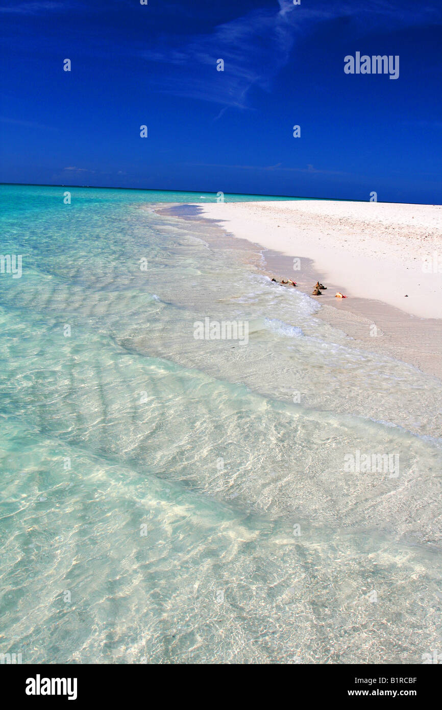 beaching on a cay in Turks and Caicos Stock Photo - Alamy
