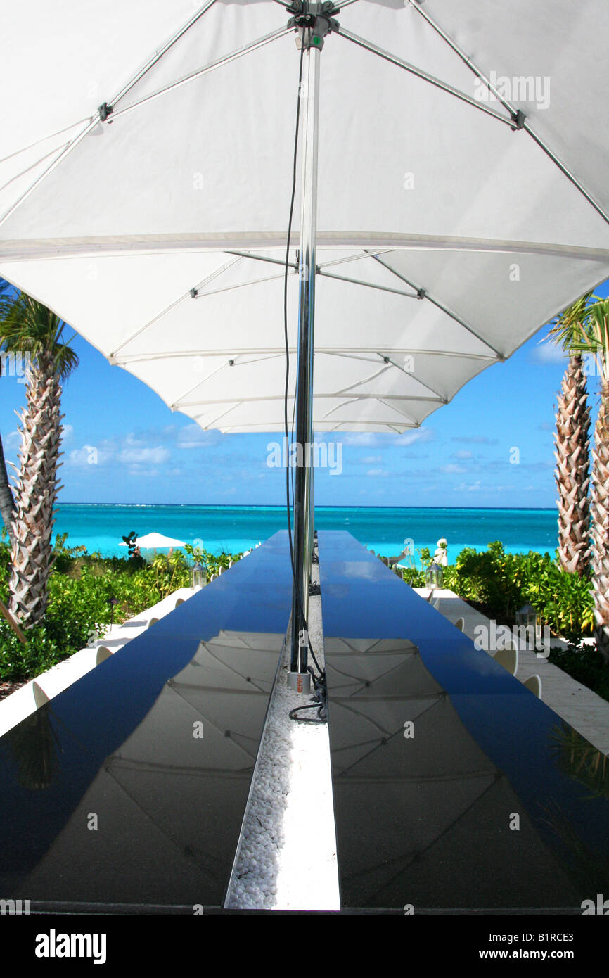 Infinity Bar at Grace Bay Club Stock Photo - Alamy