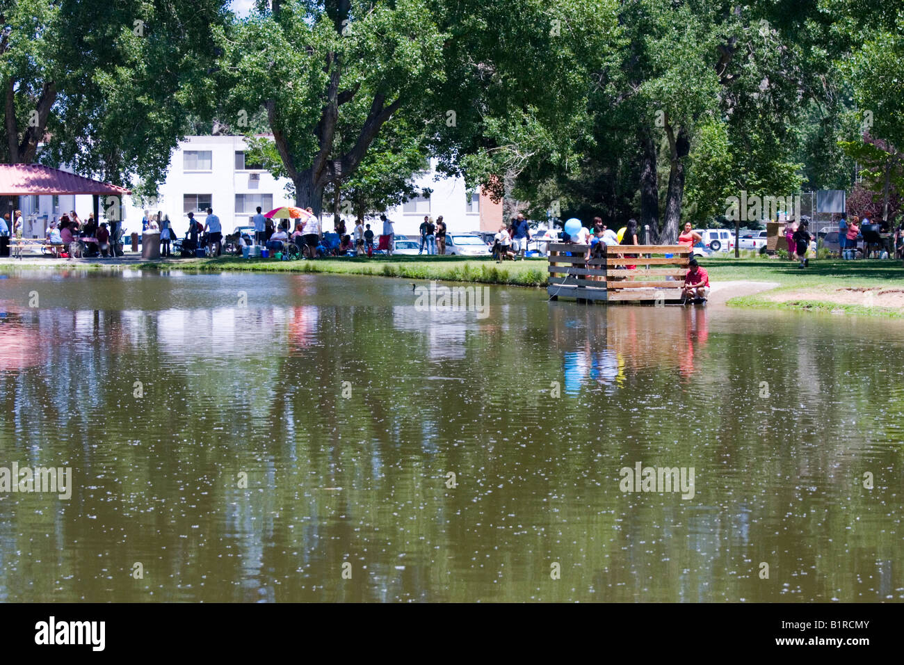 Picnic at the Golden Colorado Community Center Stock Photo - Alamy