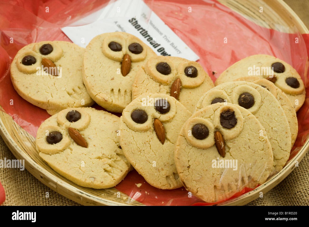 owl biscuits cookies Stock Photo - Alamy