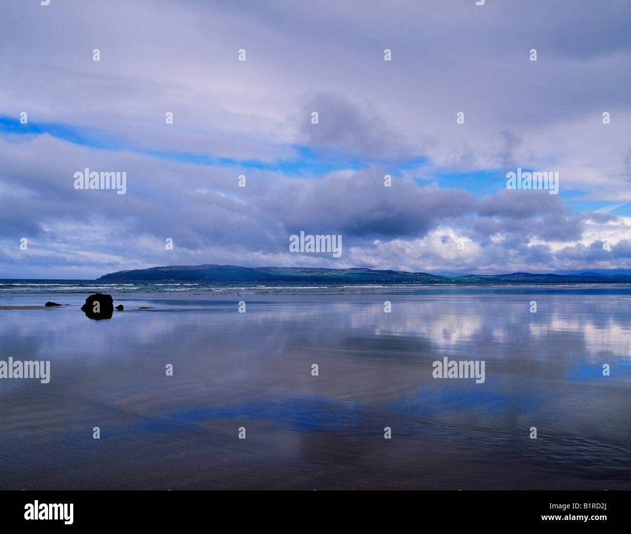 Lough Foyle & Inishowen Head, From Downhill, Co Derry, Ireland Stock ...