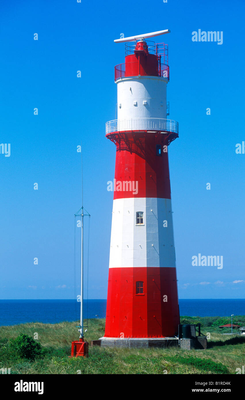 lighthouse on the German North Sea Island of Borkum Stock Photo - Alamy
