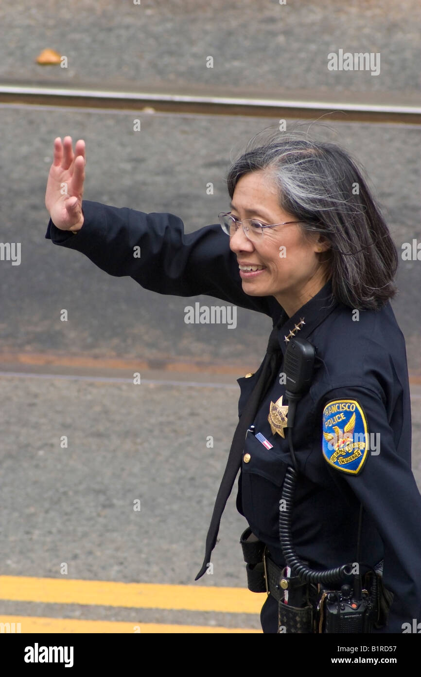 Heather Fong Police Chief of San Francisco at the 2008 Gay Pride Parade ...