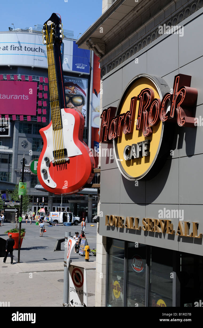 The Hard Rock Cafe, Yonge and Dundas Square, Toronto, Ontario, Canada ...