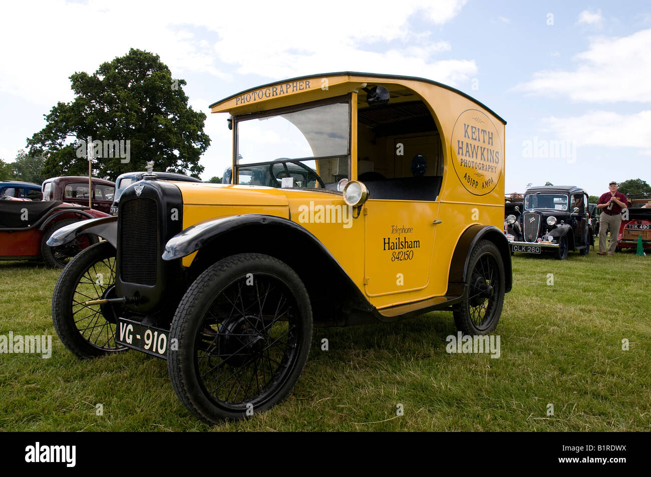 Austin 7 van Stock Photo - Alamy