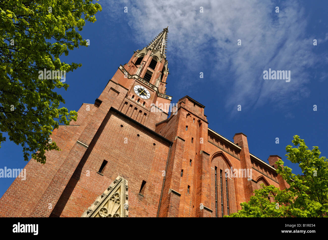 Maria-Hilf-Kirche Church at the Auer Dult Market, Munich, Bavaria ...