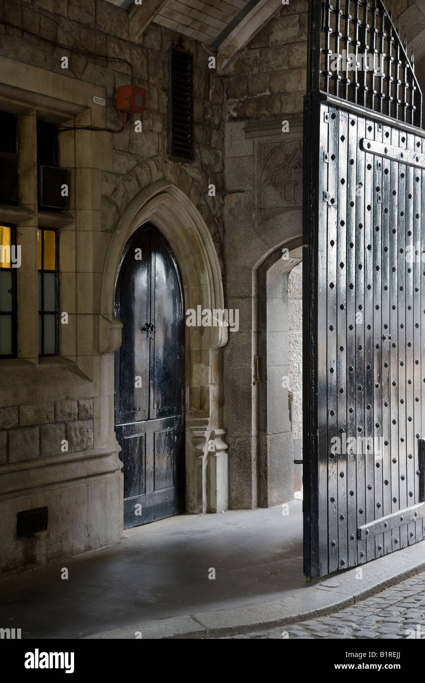 a passageway underneath Tower Bridge London Stock Photo - Alamy