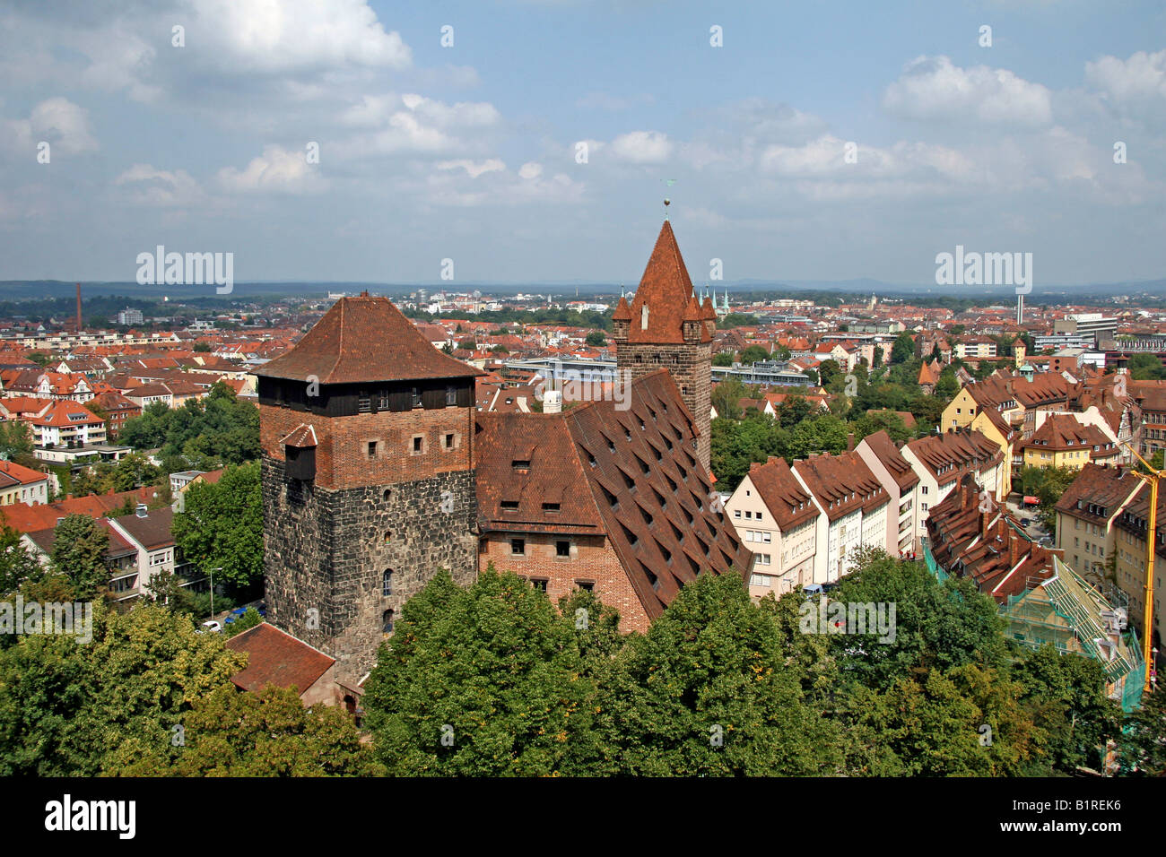 Panoramic view kaiserburg castle nuremberg hi-res stock photography and ...
