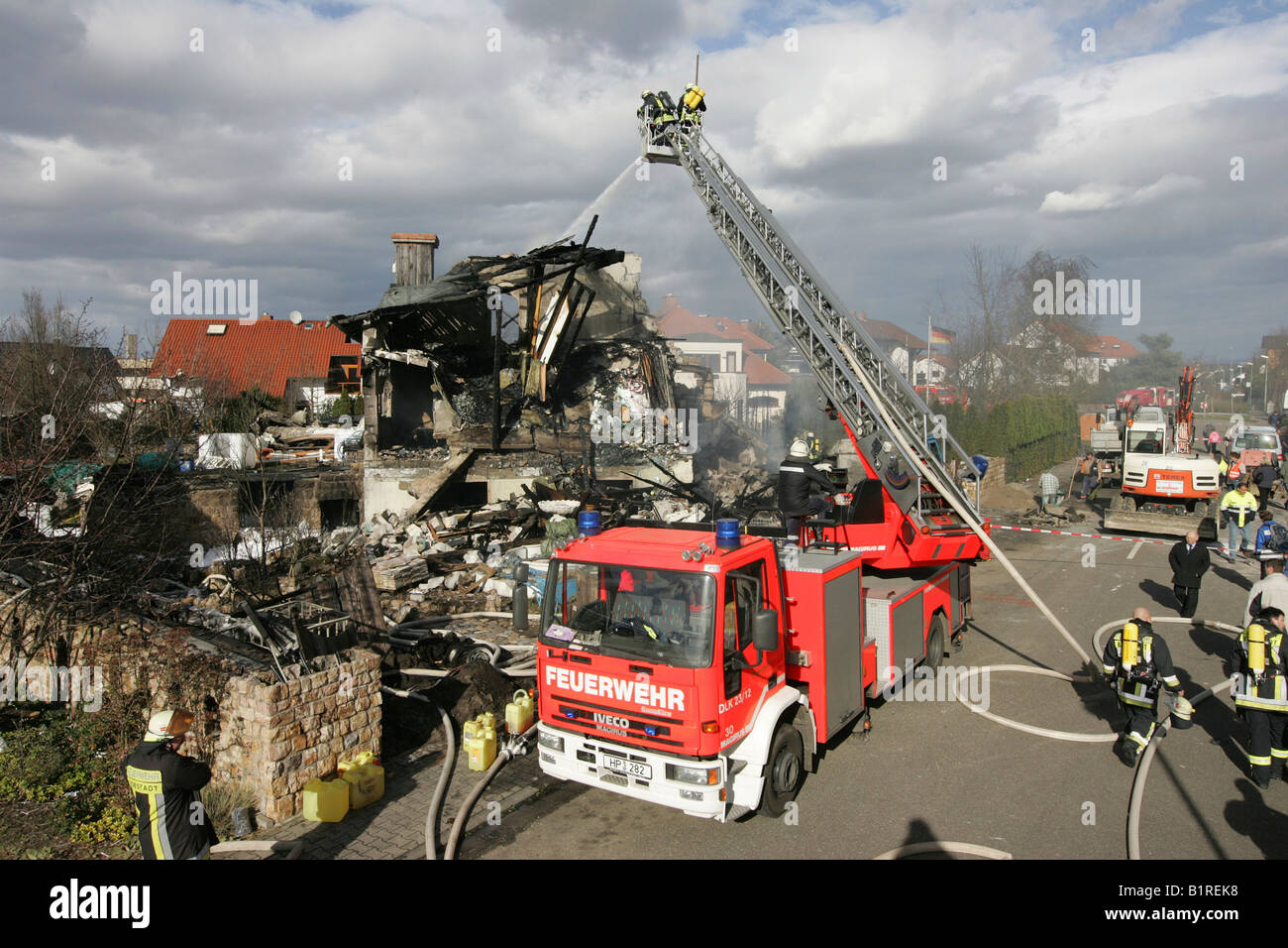 Gas engine explosion hi-res stock photography and images - Alamy