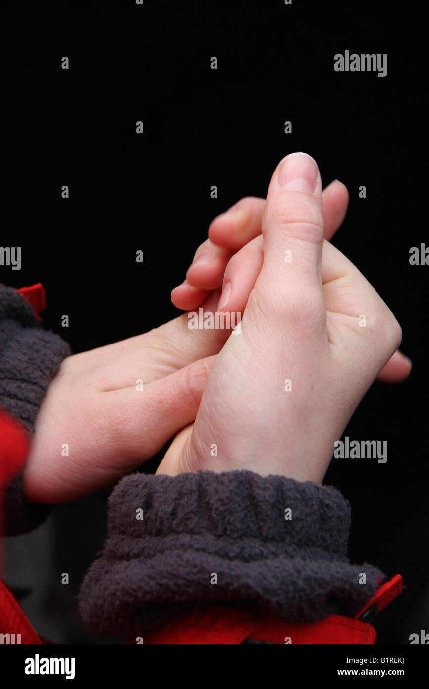 Hands of a child Stock Photo - Alamy
