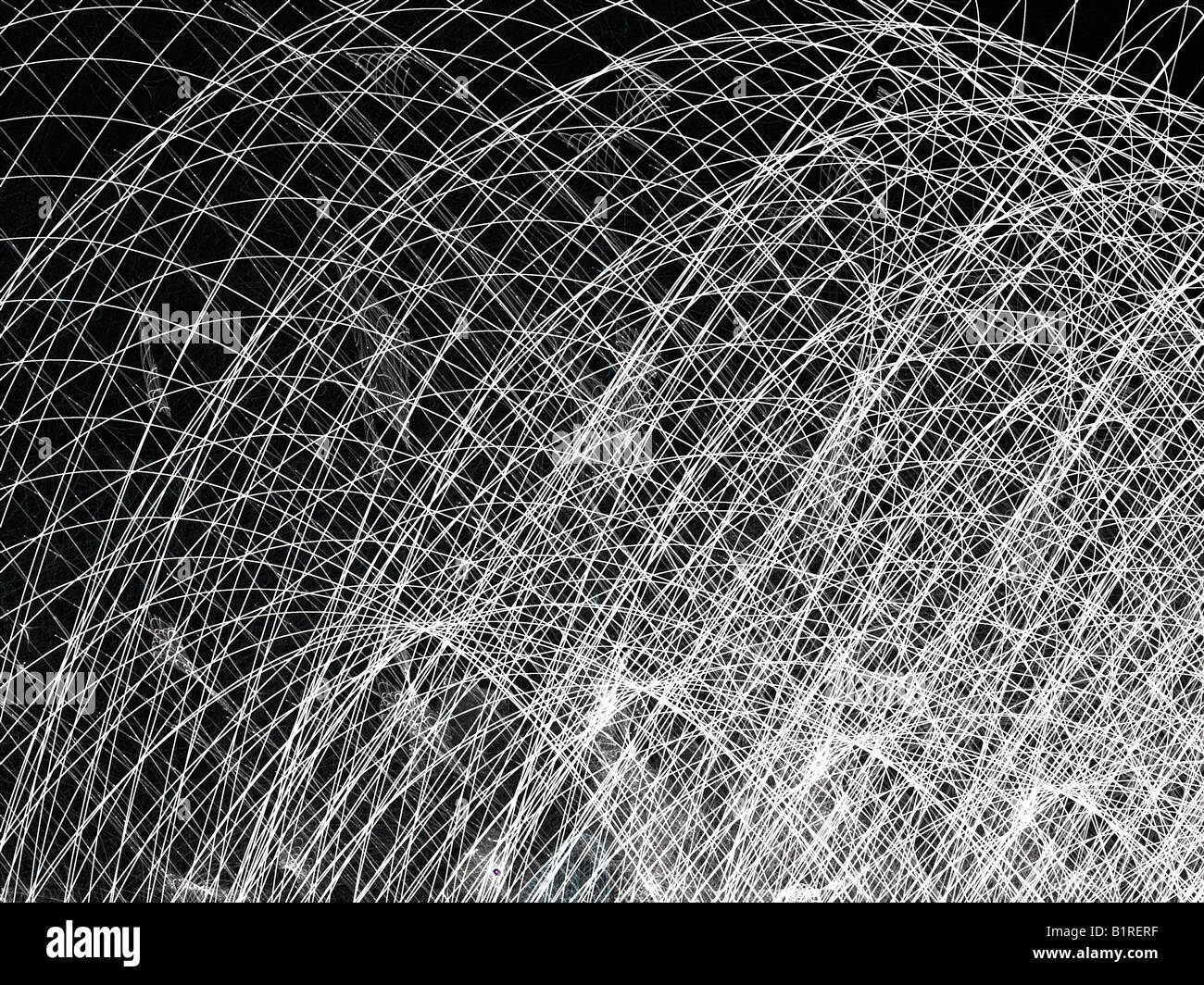 High Resolution Wire Frame Illustration in Black and White Stock Photo ...