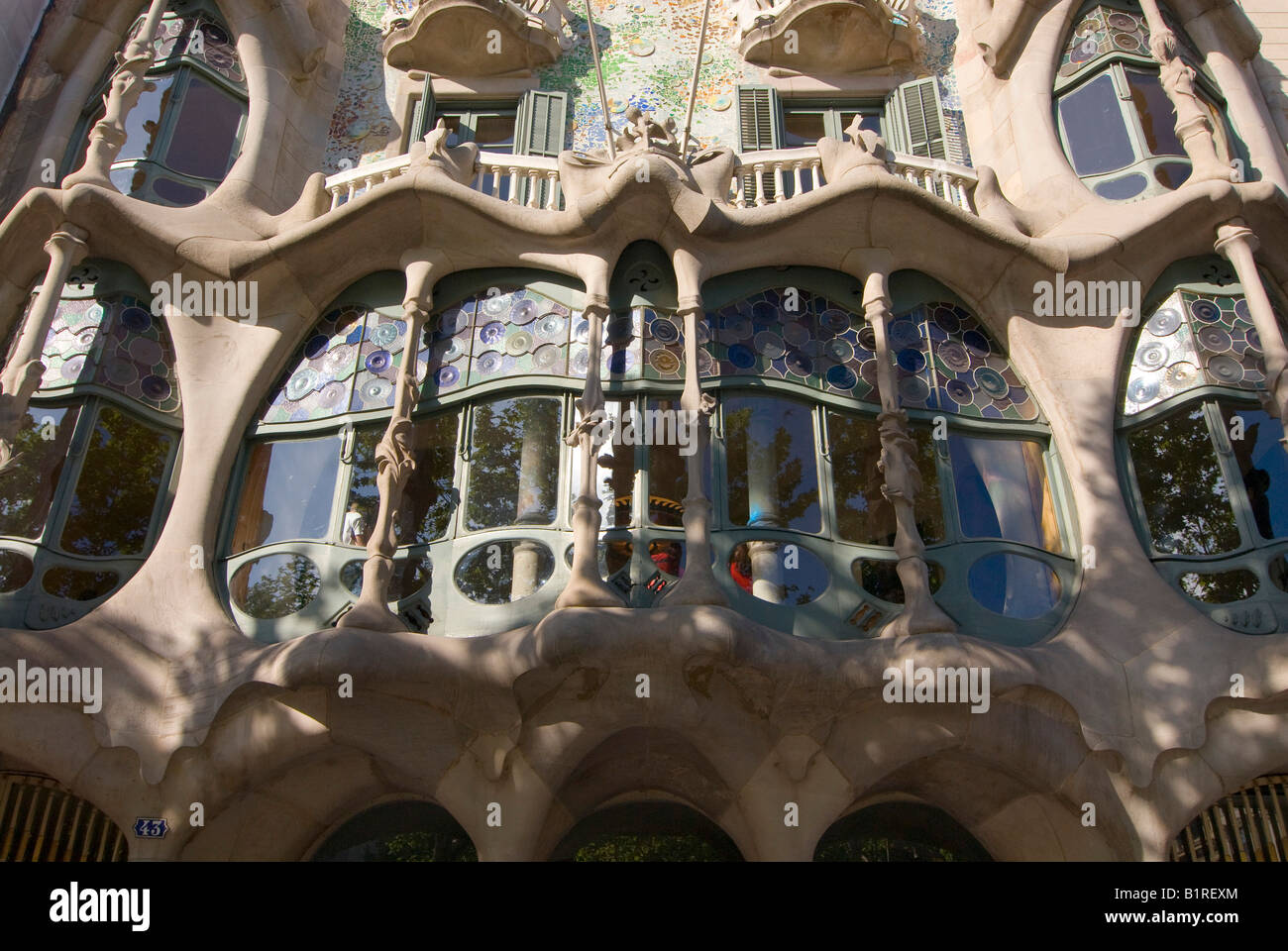 Facade of casa batlo barcelona hi-res stock photography and images - Alamy