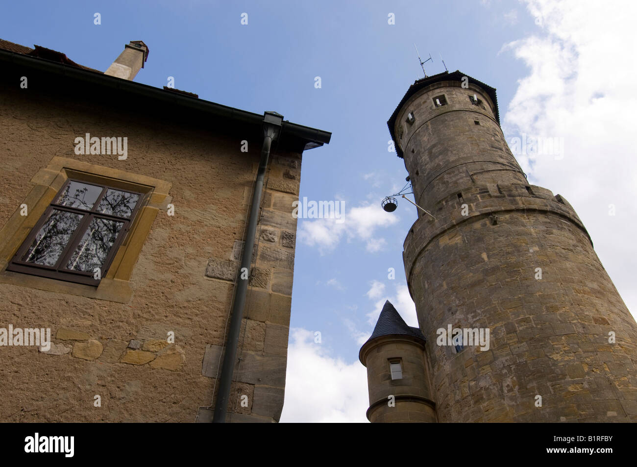 The mediaeval Altenburg Castle, Bamberg, Upper Franconia, Franconia ...