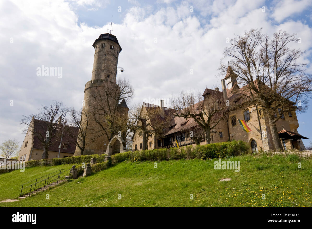 The mediaeval Altenburg Castle, Bamberg, Upper Franconia, Franconia ...
