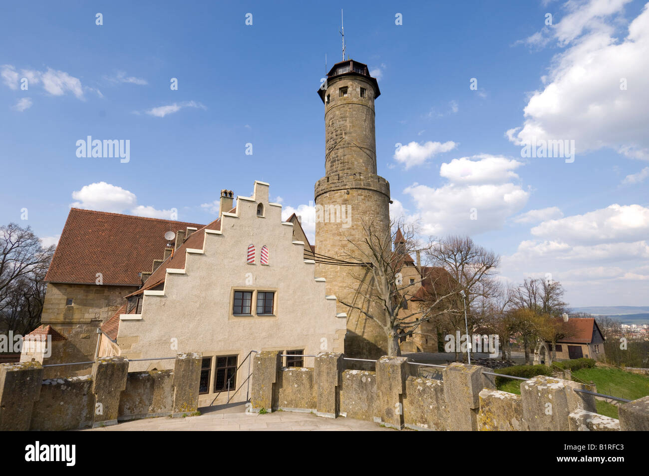 The mediaeval Altenburg Castle, Bamberg, Upper Franconia, Franconia ...