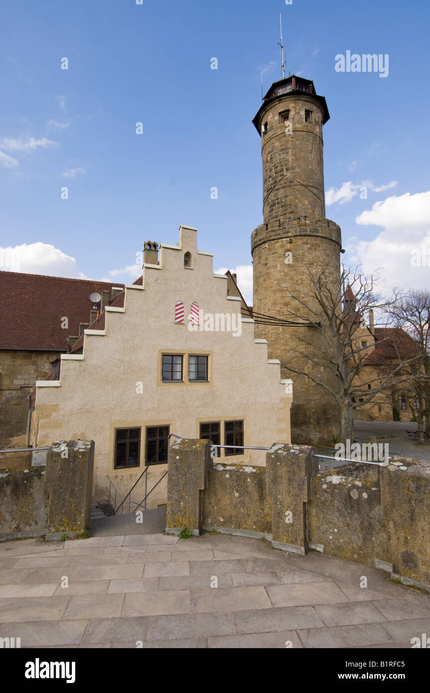 The mediaeval Altenburg Castle, Bamberg, Upper Franconia, Franconia ...