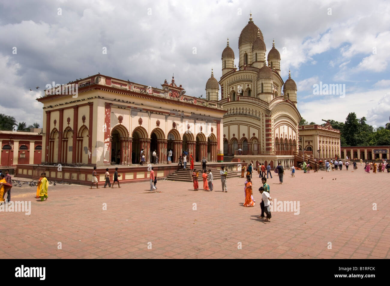 Dakshineswar Kali Temple in Kolkata, West Bengal, India, Asia Stock ...