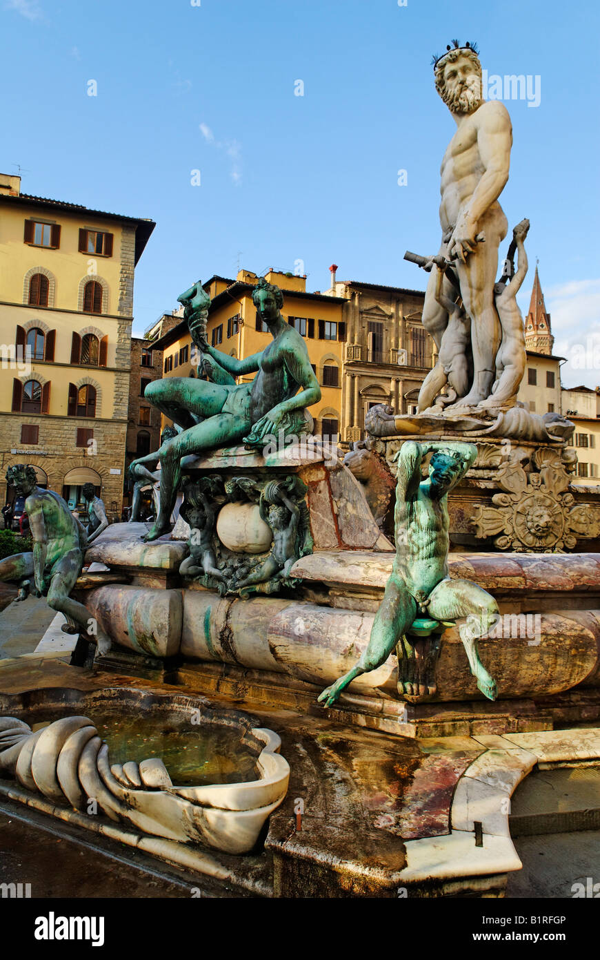 Hercules Fountain in the Piazzo della Signoria, UNESCO world heritage ...