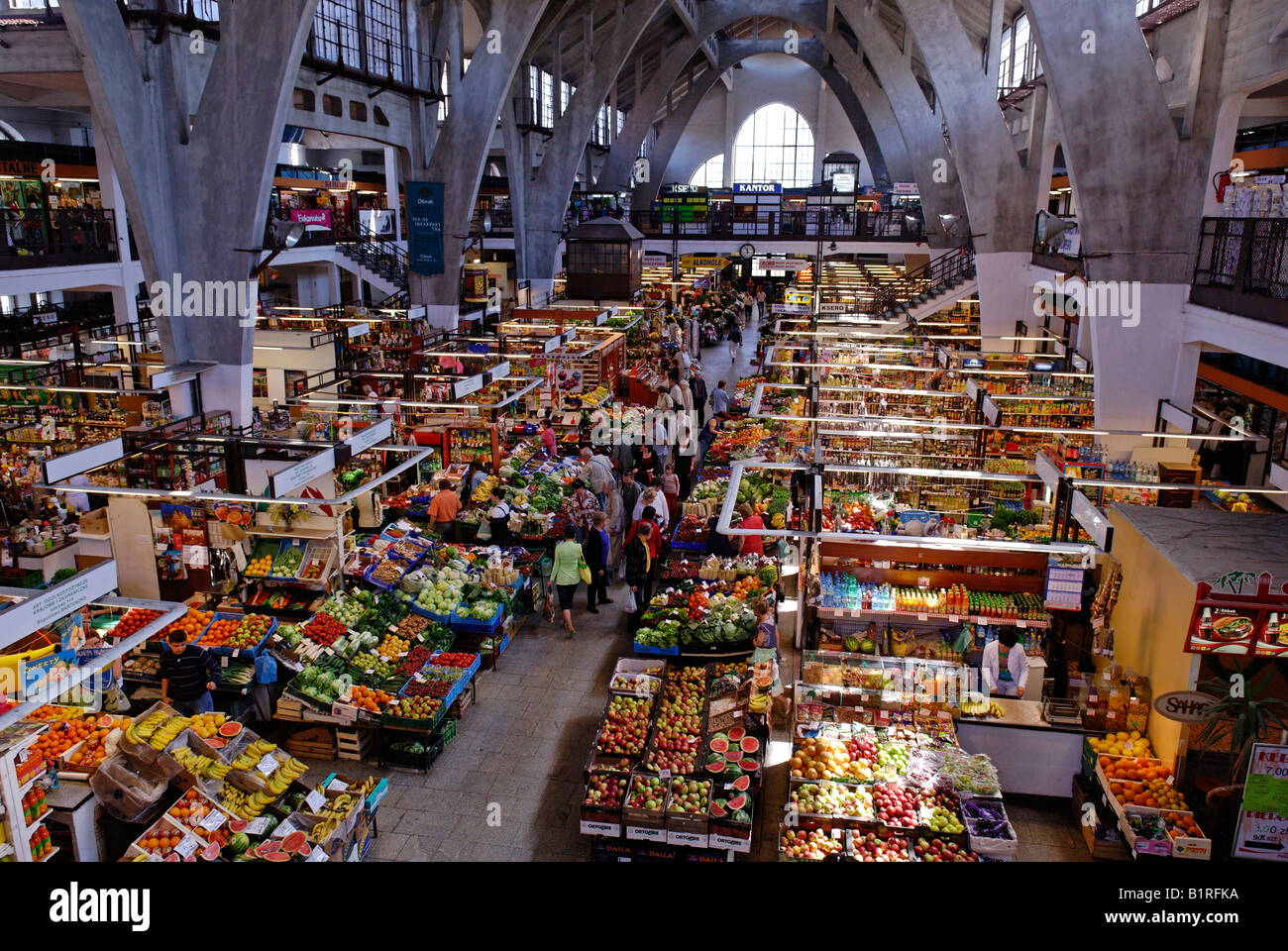 Indoor market in Wroclaw, Silesia, Poland, Europe Stock Photo - Alamy
