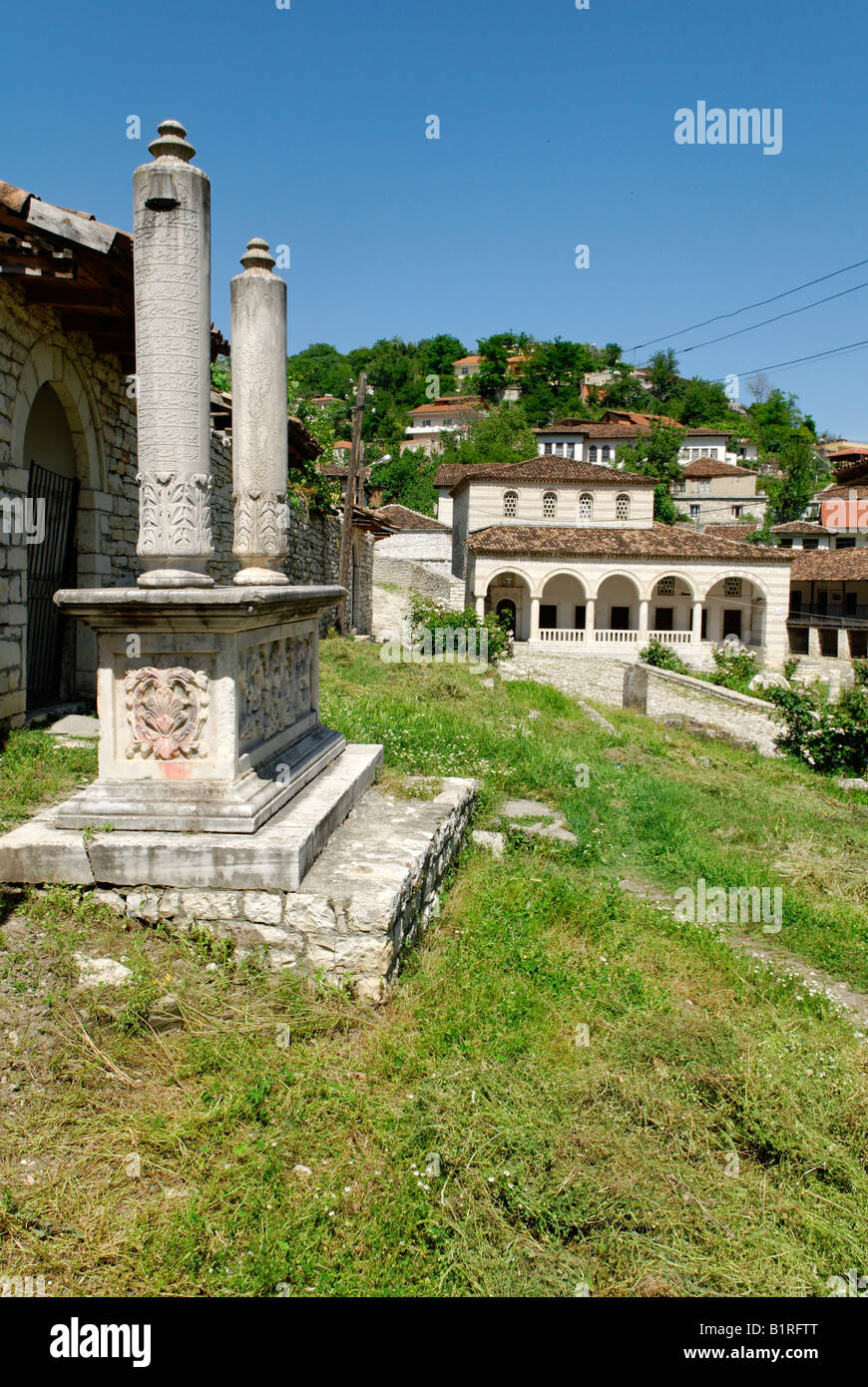 Ottoman Han beside the Kings Mosque in Berat, UNESCO World Heritage ...