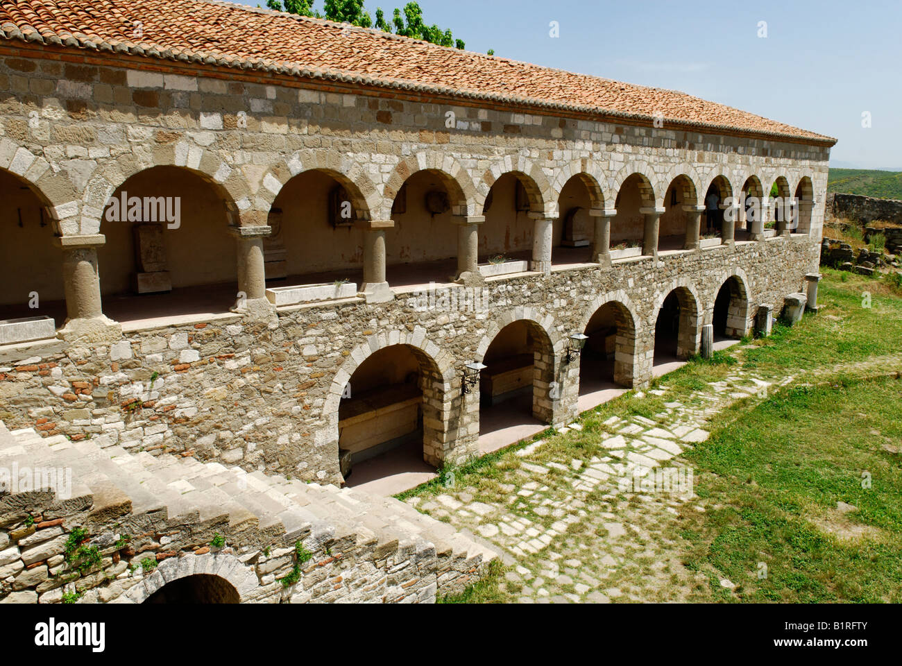 Byzantine Abbey of Pojan, Museum of Apollonia, Albania, Europe Stock ...