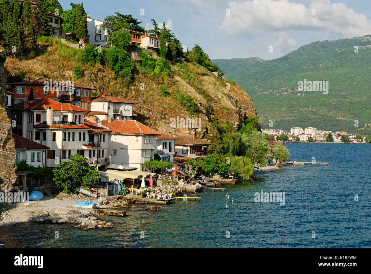 Kaneo on Lake Ohrid, UNESCO World Heritage Site, Macedonia, FYROM ...