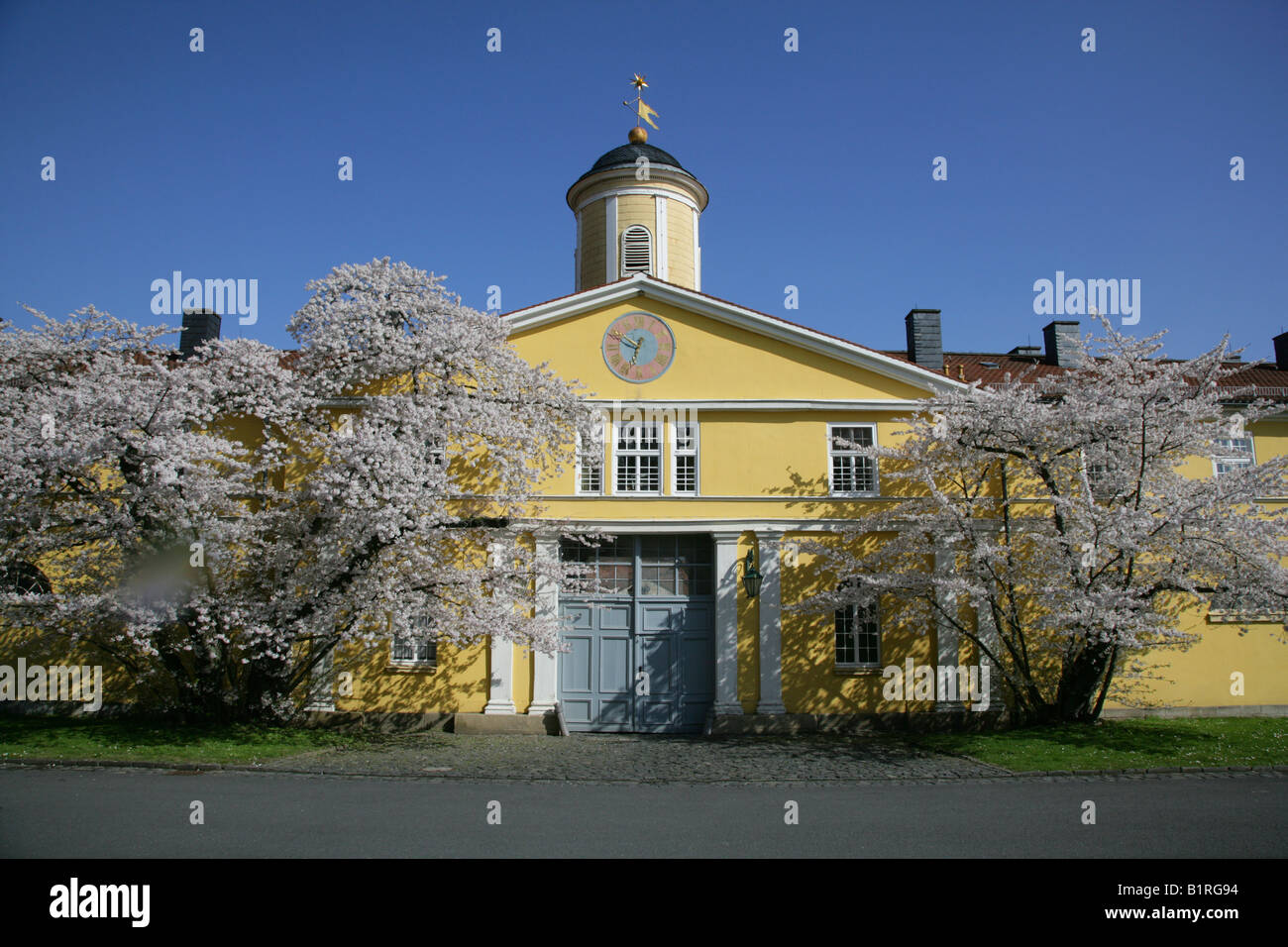 Horse stables, Wilhelmshoehe Castle, Kassel, Hesse, Germany, Europe ...