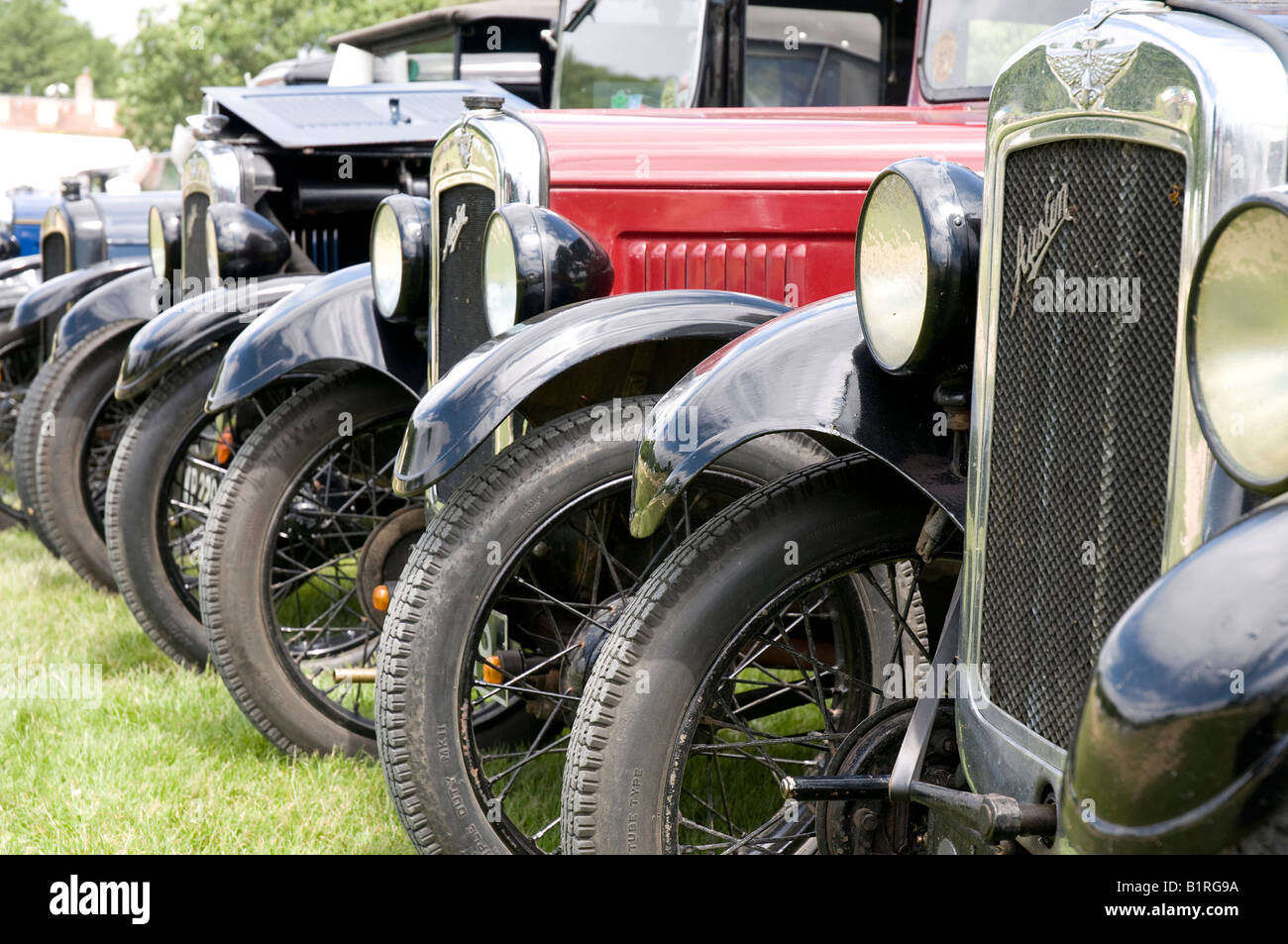 Austin 7 Rally in the New Forest Stock Photo - Alamy