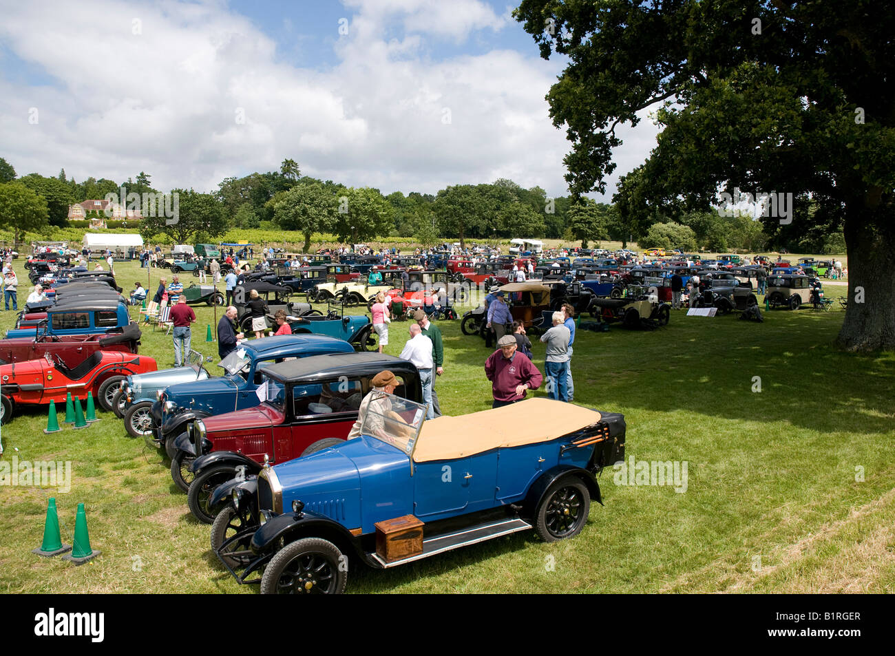 Austin 7 Rally in the New Forest Stock Photo - Alamy
