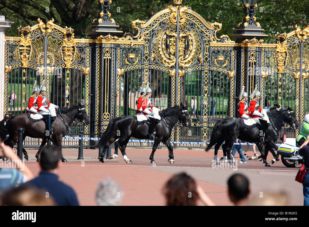 Royal Guard in front of Buckingham Palace, London, England, Great ...