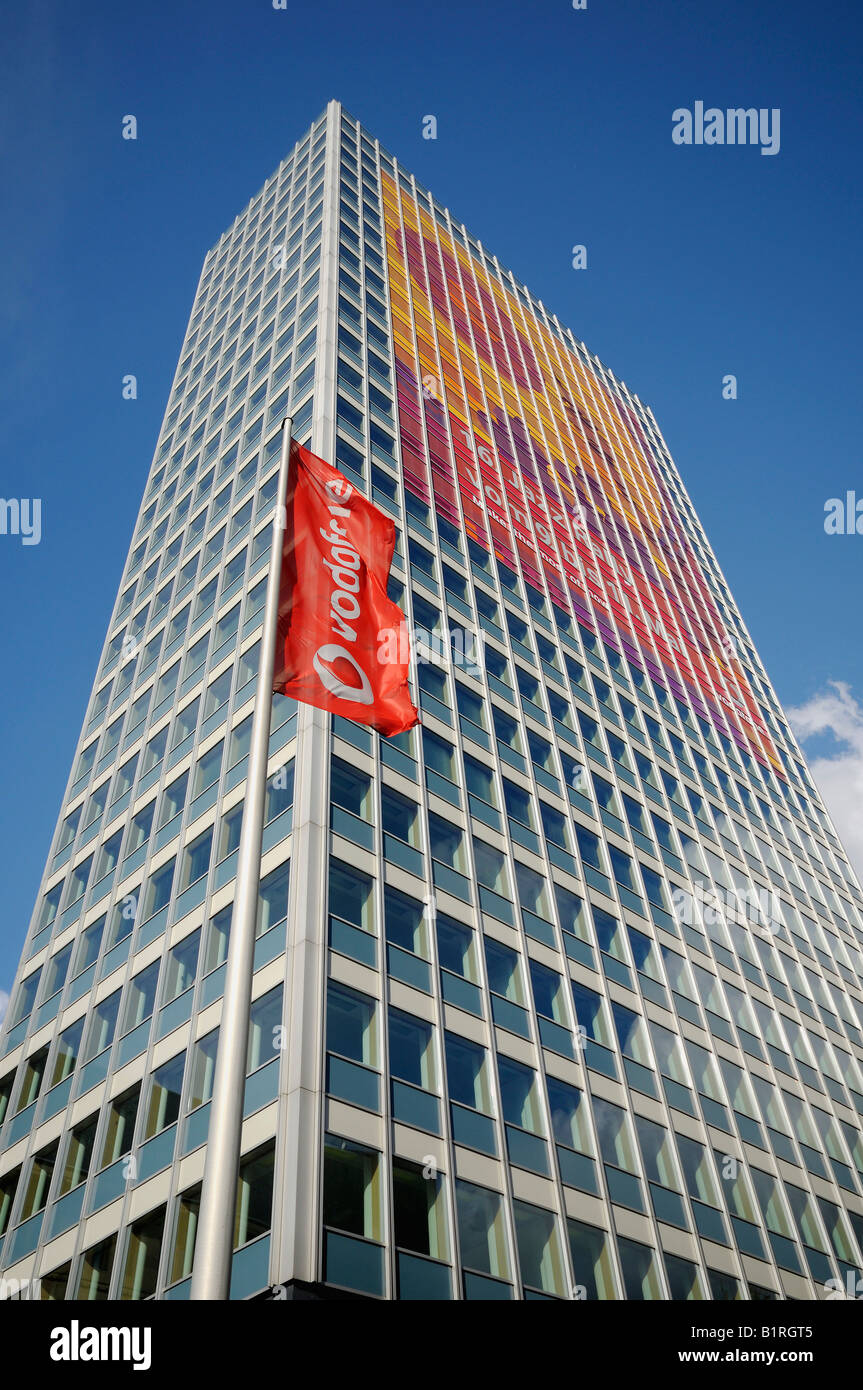Vodafone Tower, Duesseldorf, North Rhine-Westphalia, Germany Stock ...