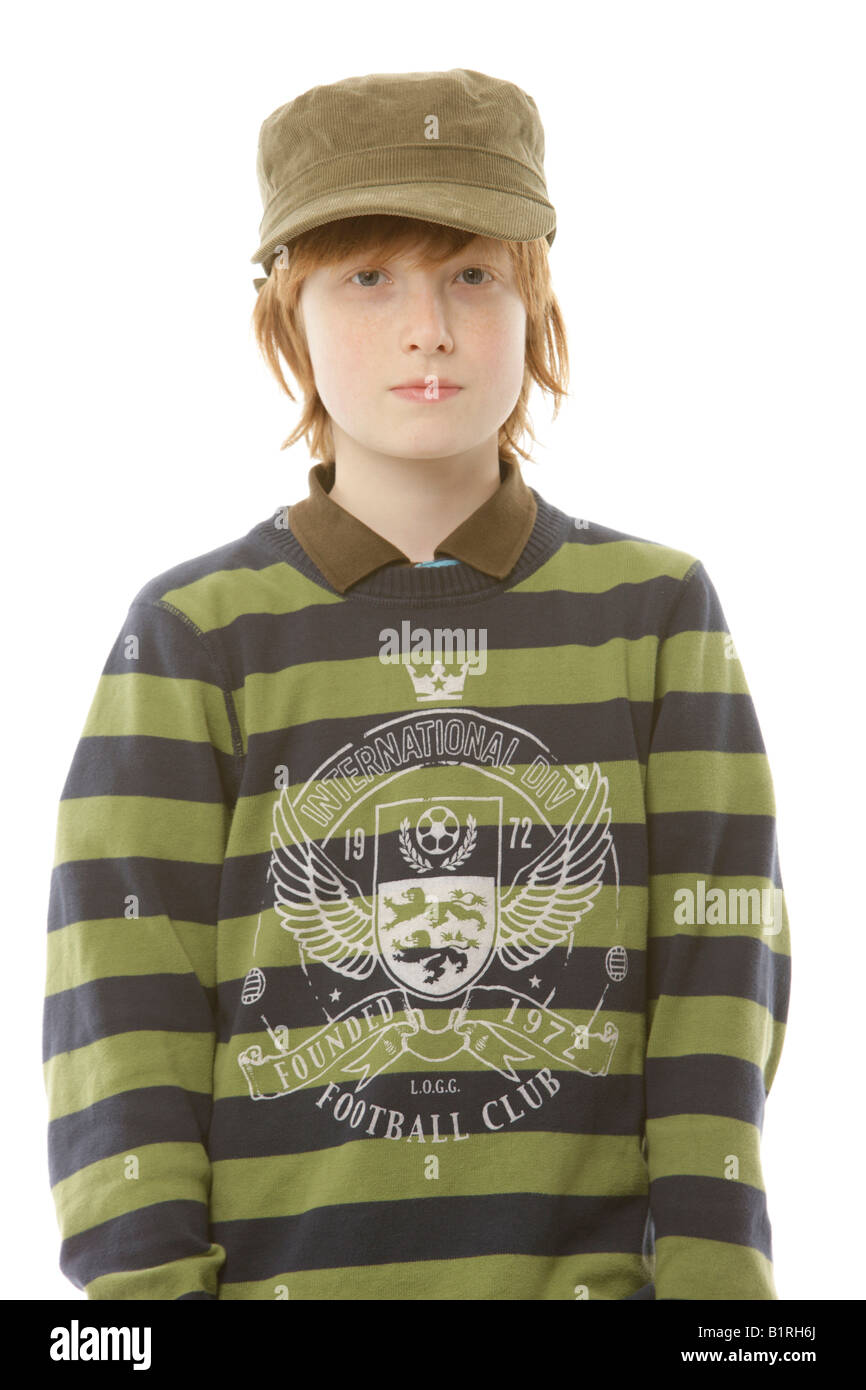 12 year old boy wearing cap hi-res stock photography and images - Alamy
