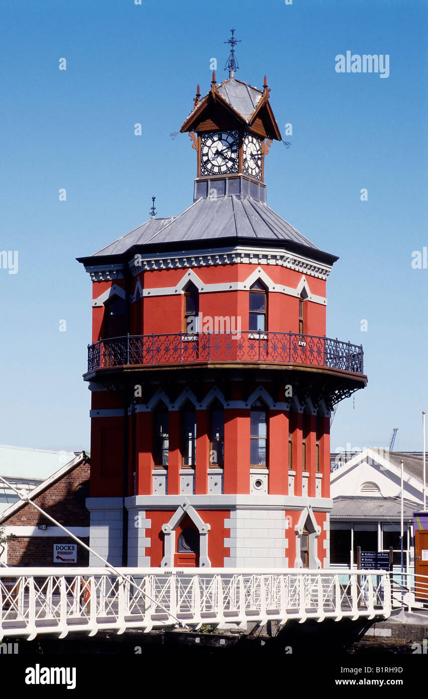Historic clock tower, V & A Waterfront, Cape Town, Cape Province, South ...