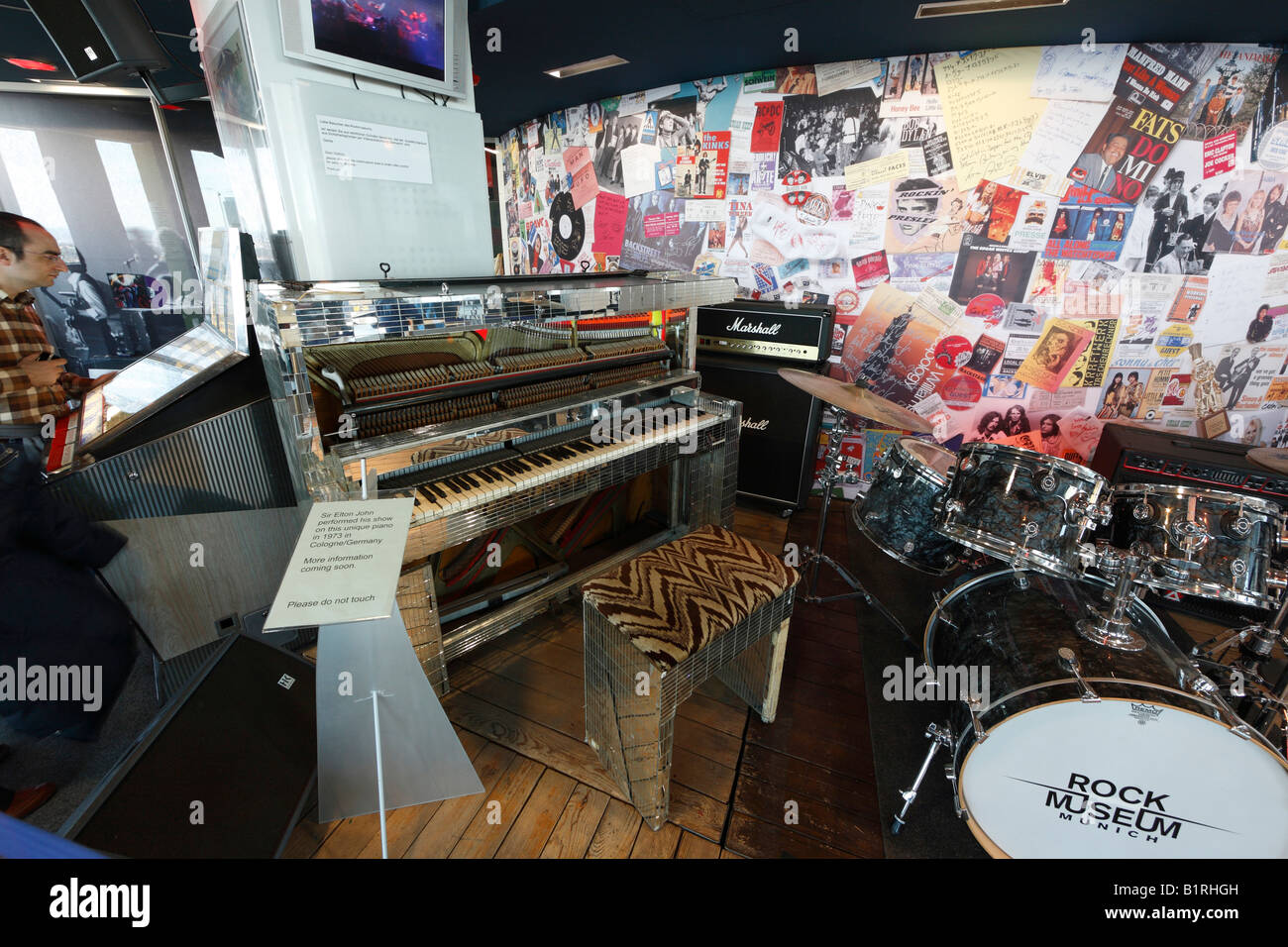 Rock Museum in the Olympia TV tower, Munich, Bavaria, Germany, Europe ...