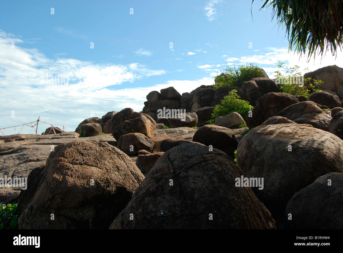 Rocks at Kovalam beach, Kerala,India Stock Photo - Alamy