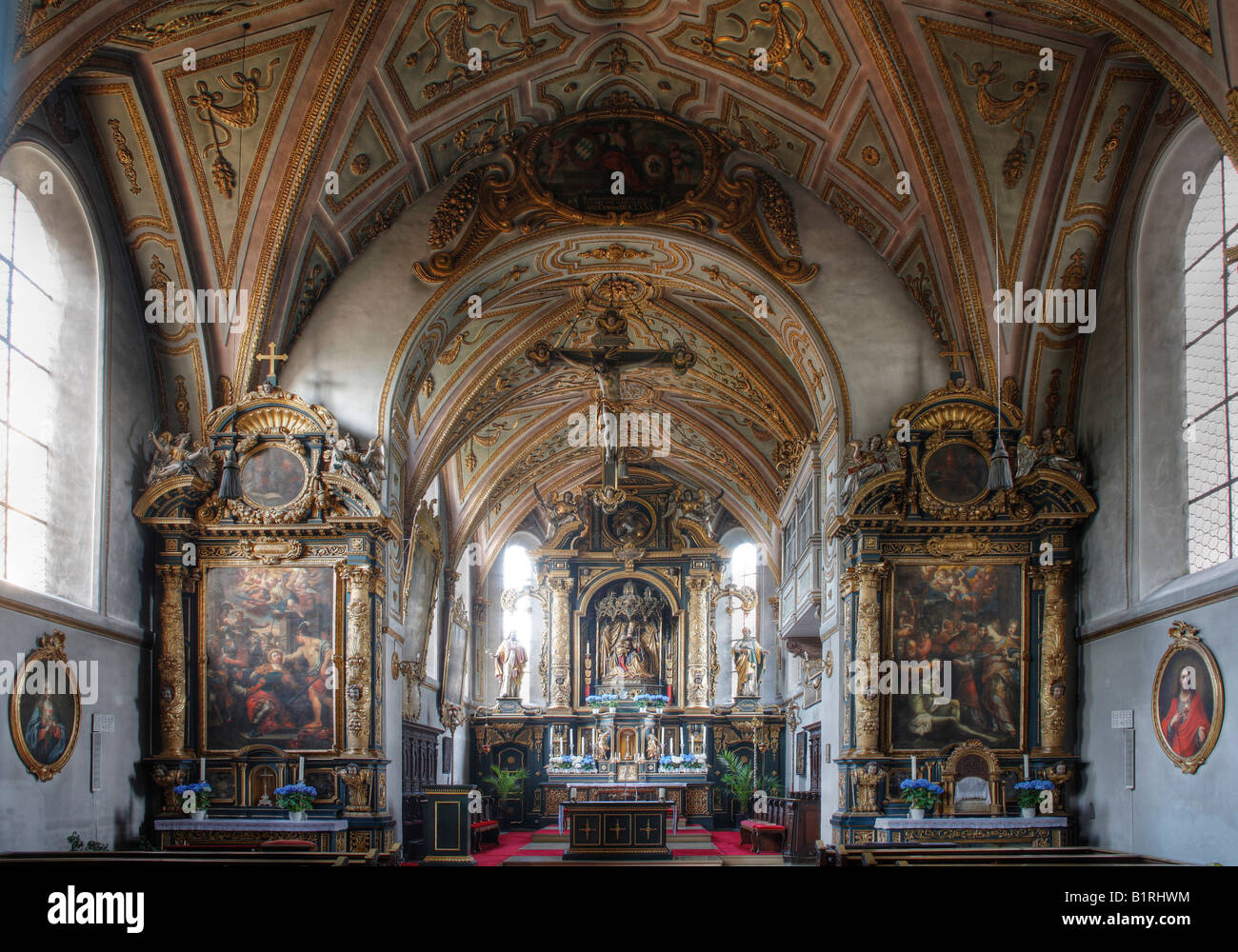 St. Maria Church in Ramersdorf, Munich, Bavaria, Germany, Europe Stock ...