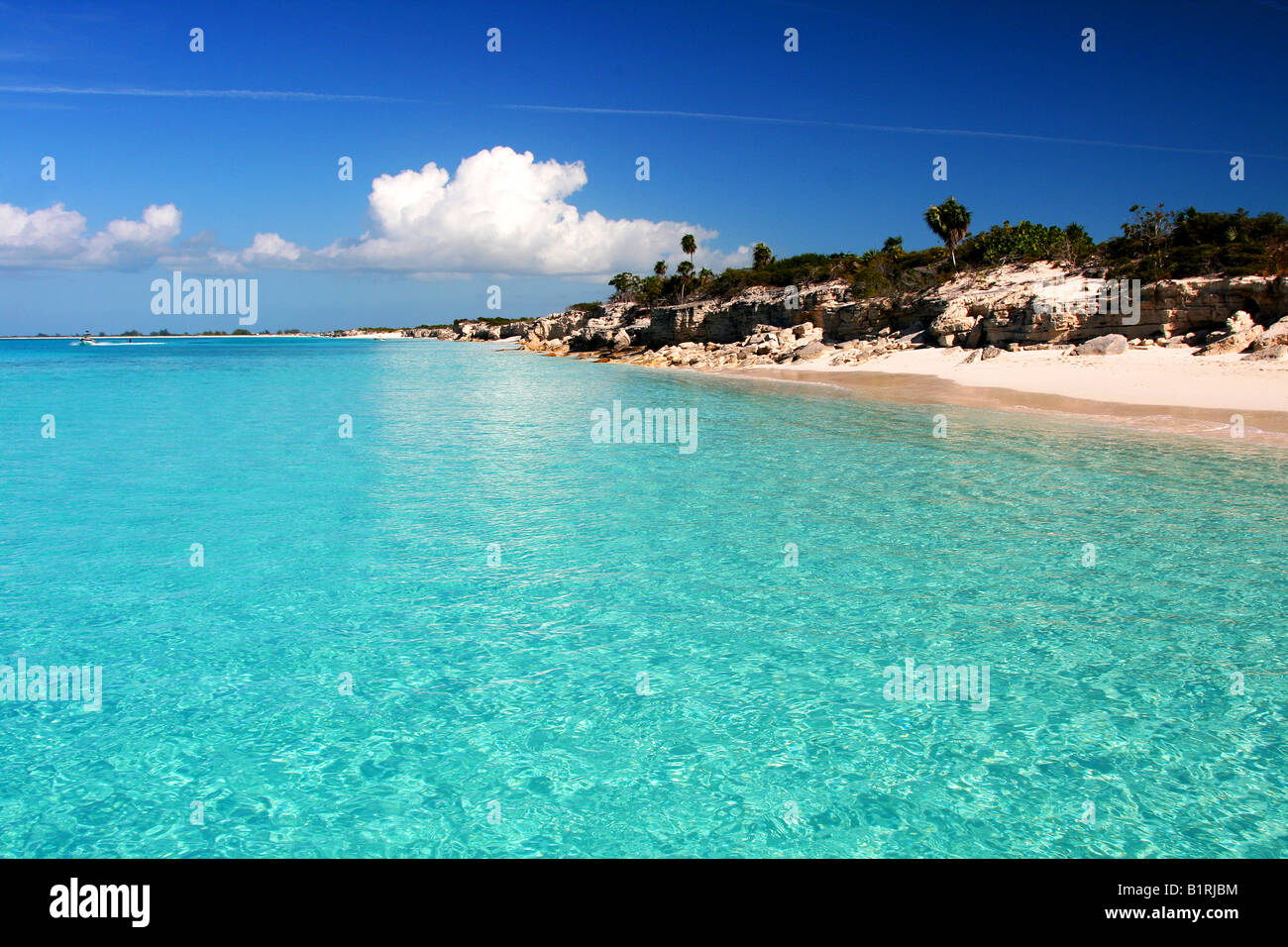 big Water Cay turks and Caicos Stock Photo - Alamy
