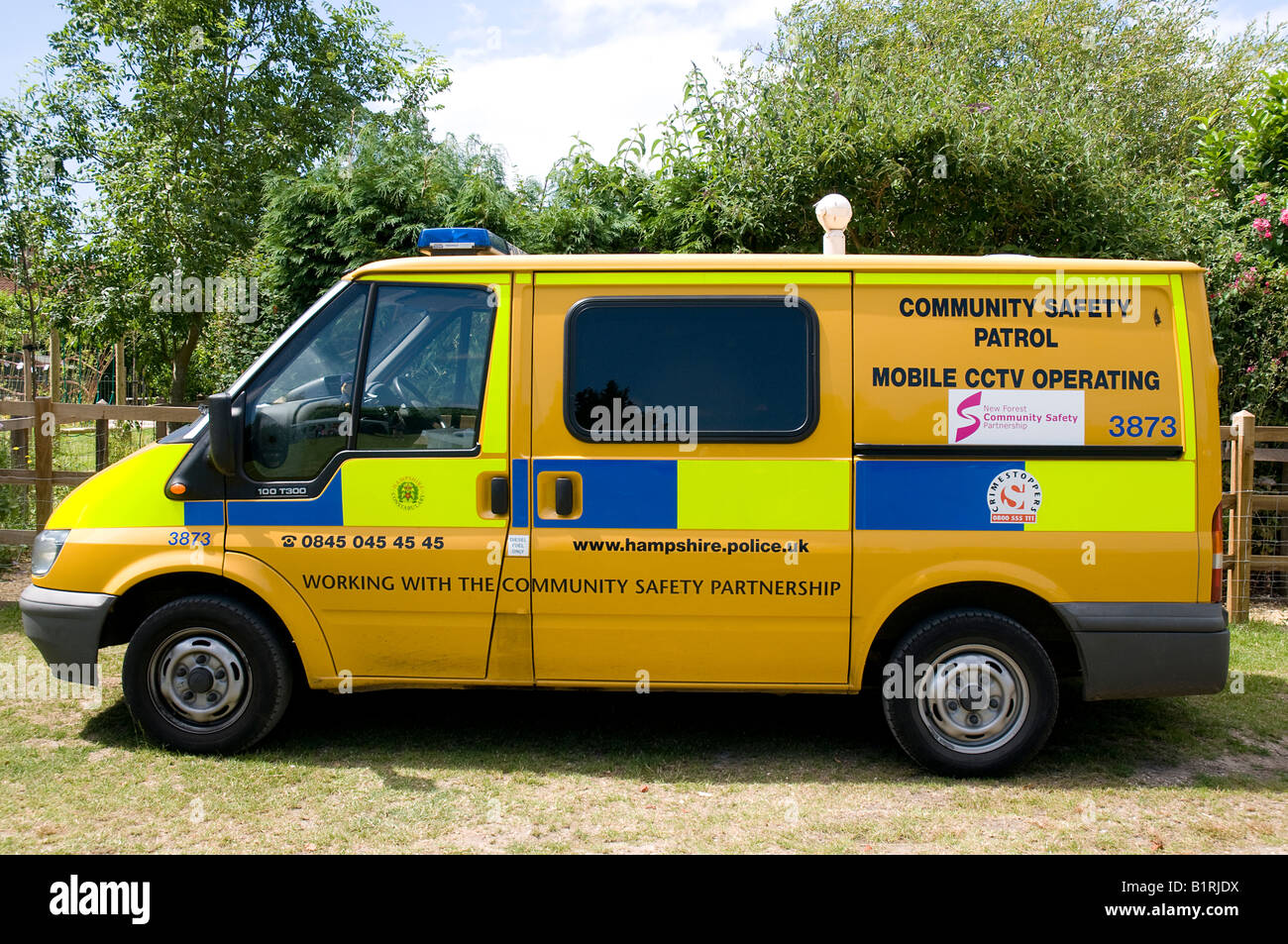 Ford transit community policing van Stock Photo - Alamy