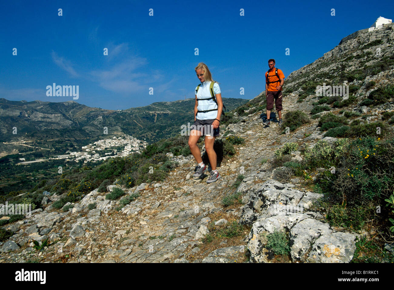 Hiking, Filoti, Naxos, Cyclades, Greece Stock Photo - Alamy