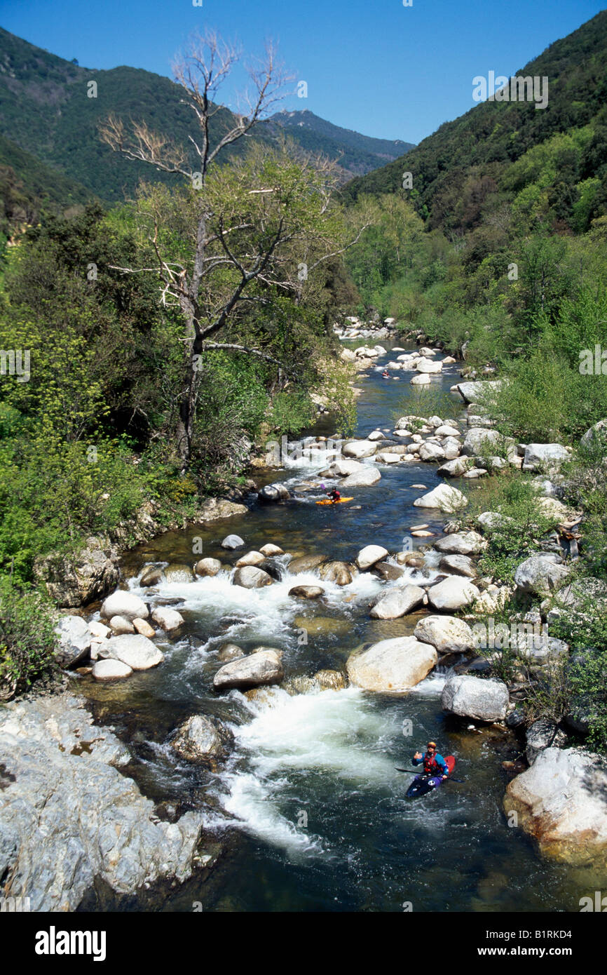 Kayaking, Montemaggiore, Corsica, France Stock Photo - Alamy