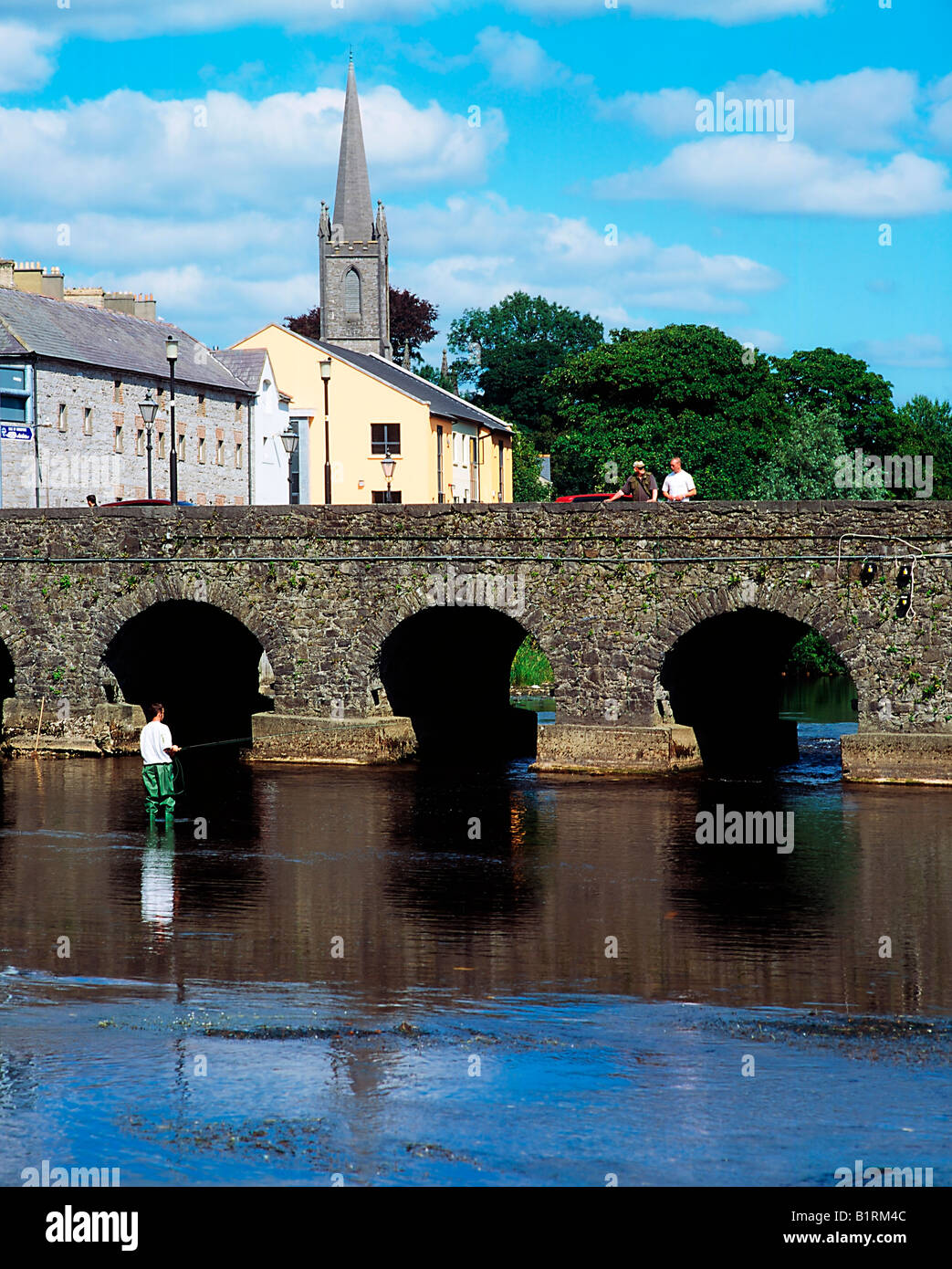 Bridge over the River Garavogue, Sligo City, Co Sligo, Ireland Stock ...