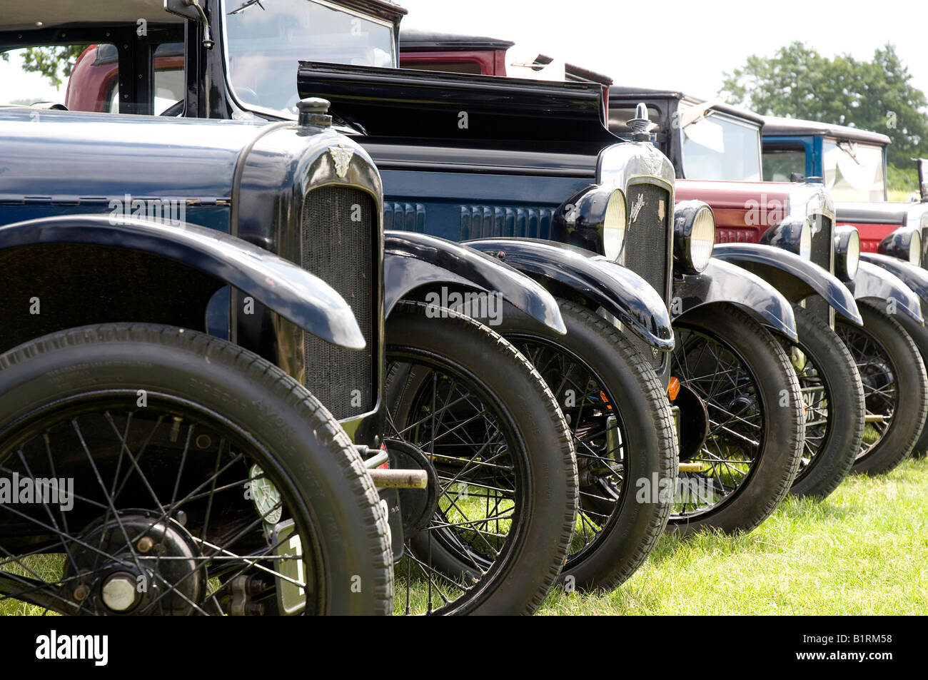 Austin 7 Rally in the New Forest Stock Photo - Alamy