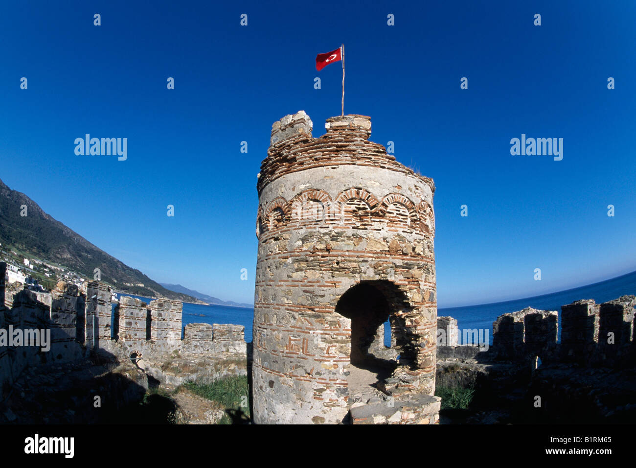 Castle Alanya, Turkish Riviera, Turkey Stock Photo - Alamy