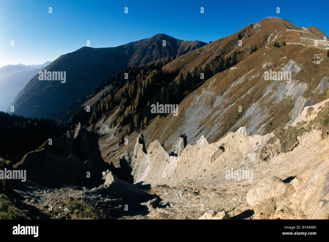 Earth Pyramids, Serfaus, Tyrol Austria Stock Photo - Alamy