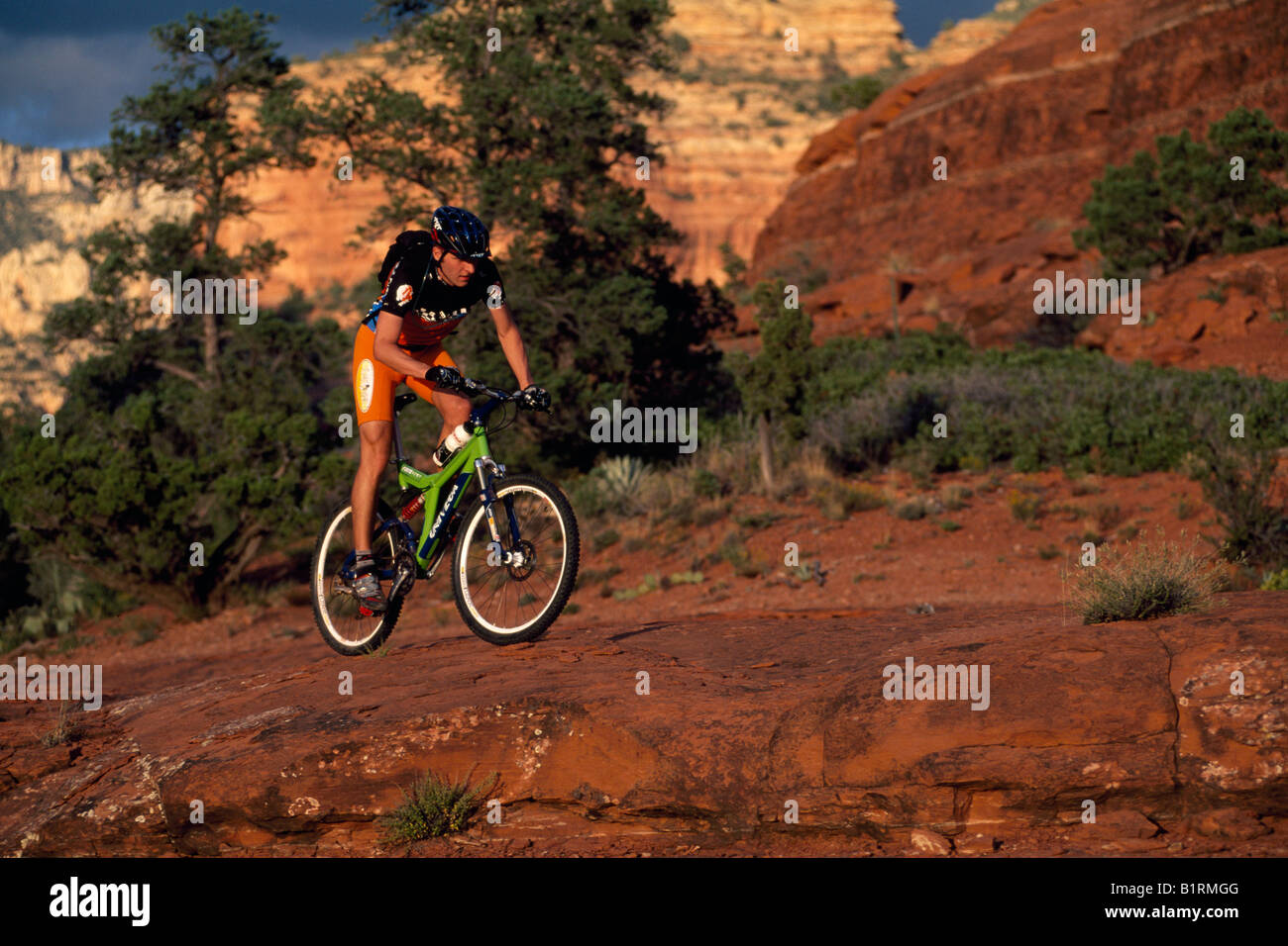 Mountain biker, Sedona, Arizona, USA Stock Photo - Alamy