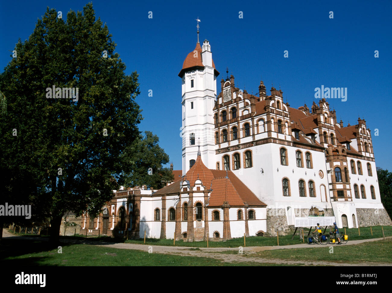 Castle Basedow, Mecklenburg-Vorpommern, Germany Stock Photo - Alamy